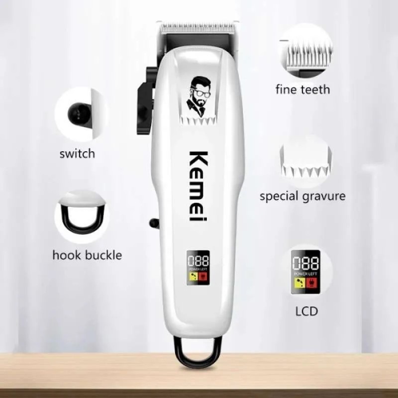 Jual Alat cukur rambut Kemei KM-PG809A / Hair Clipper Rechargeable | Shopee Indonesia
