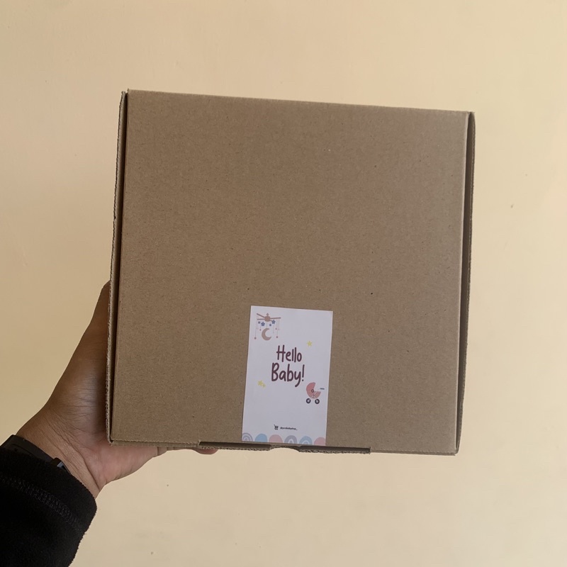 Jual BOX PACKAGING HAMPERS UNTUK KADO HADIAH + KARTU UCAPAN | Shopee ...