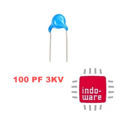 Jual 100PF 3KV 3000V High voltage Ceramic Capacitor 3kv 100pf kapasitor ...