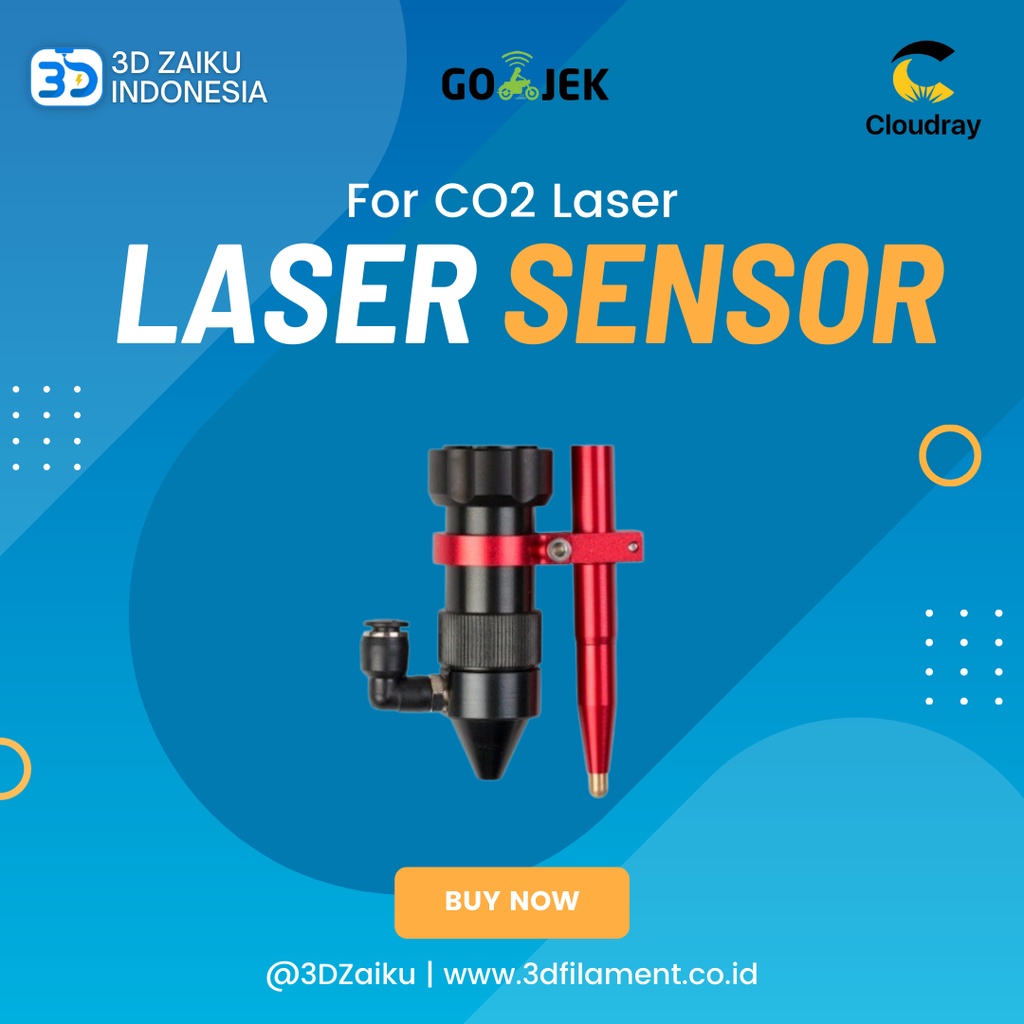 Jual ZKLabs CO2 Laser Auto Focus Sensor untuk Leveling Tinggi Otomatis ...