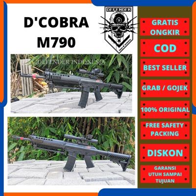 Jual Mainan Anak Tembak Dcobra M790 Black | Shopee Indonesia