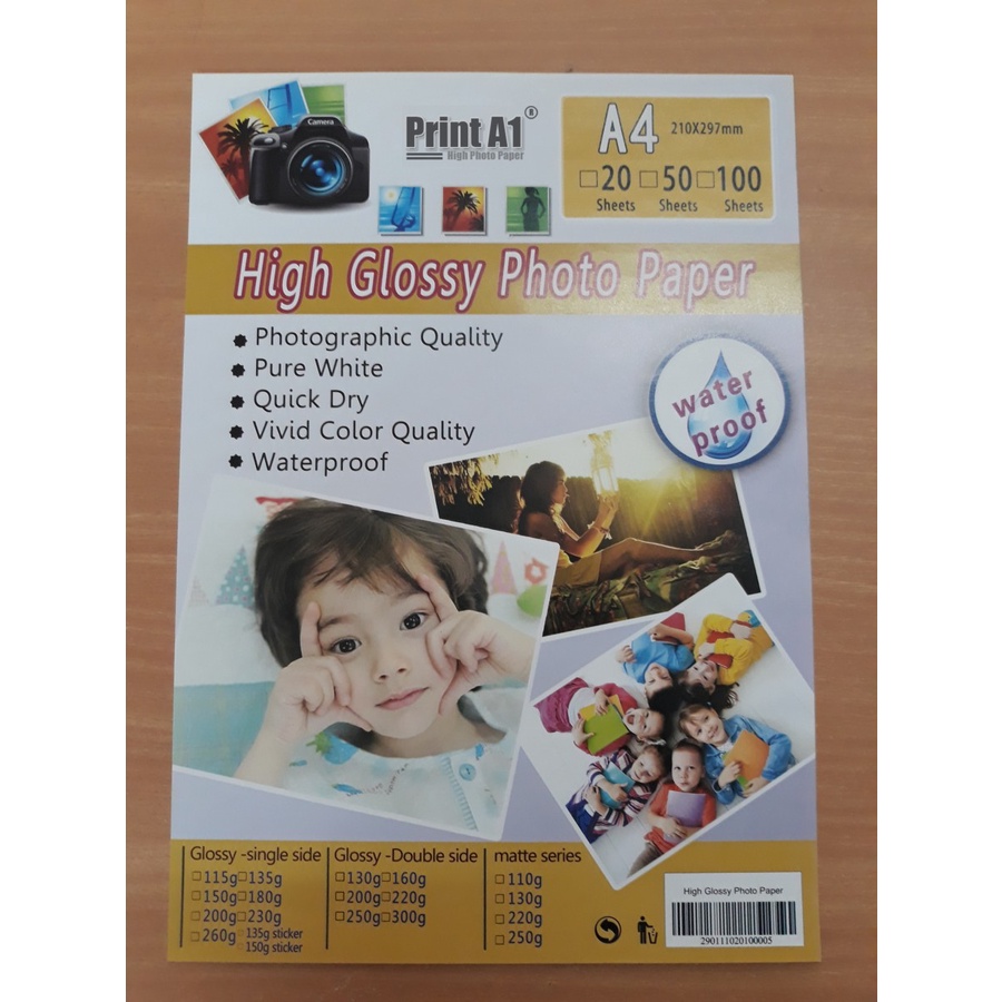 Jual High Glossy Photo Paper 150g (100pcs) | Shopee Indonesia