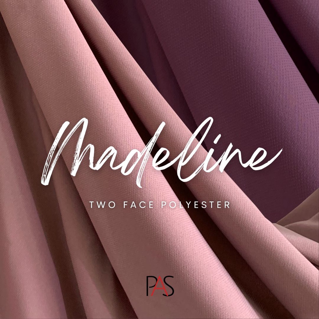 Jual [MINIMAL 2X KLIK UNTUK 1 YARD] Kain Polyester Ecer Bahan Madeline ...