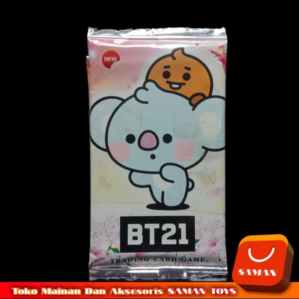 Jual 1 LUSIN MAINAN KARTU BERGAMBAR ANIMASI BT21 / TRADING CARD BT21 ...