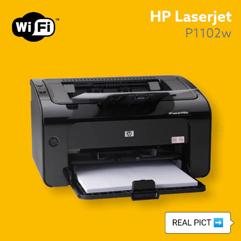 Jual Printer HP LaserJet P1102w wireless printer super bandel | Shopee ...