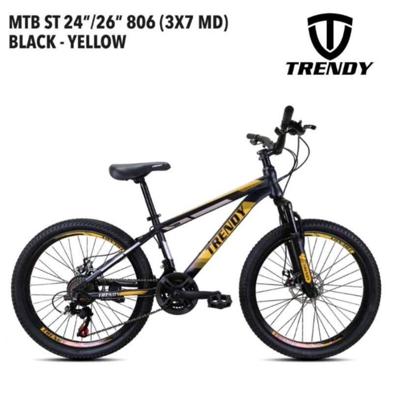 Jual Sepeda Gunung MTB Federal 24 26 inch Dewasa 7 Speed VELION TRENDY ...