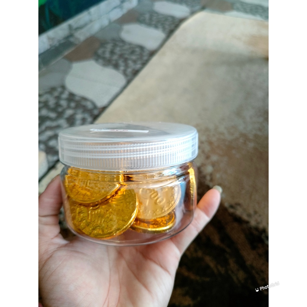 Jual Coklat Coin Emas Dollar Besar 25pcs + Free Toples/ Chocolate Koin ...