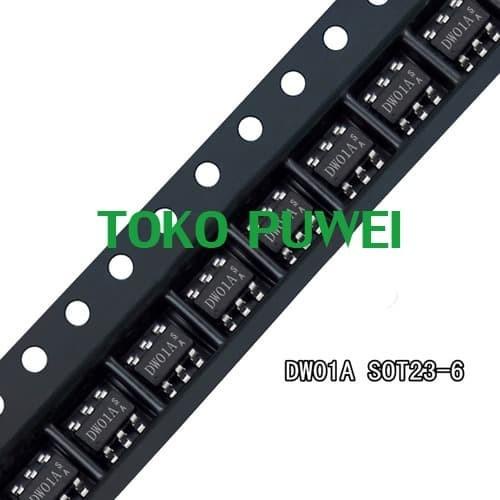 Jual Kartu Dw01A Dw01 Single Lithium Battery Protection Ic Sot23-6 De80 | Shopee Indonesia