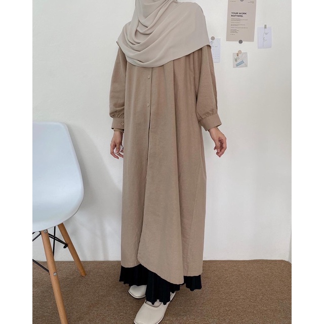 Jual [DRESSURE] Elea Midi Dress (OVERSIZED) | Shopee Indonesia