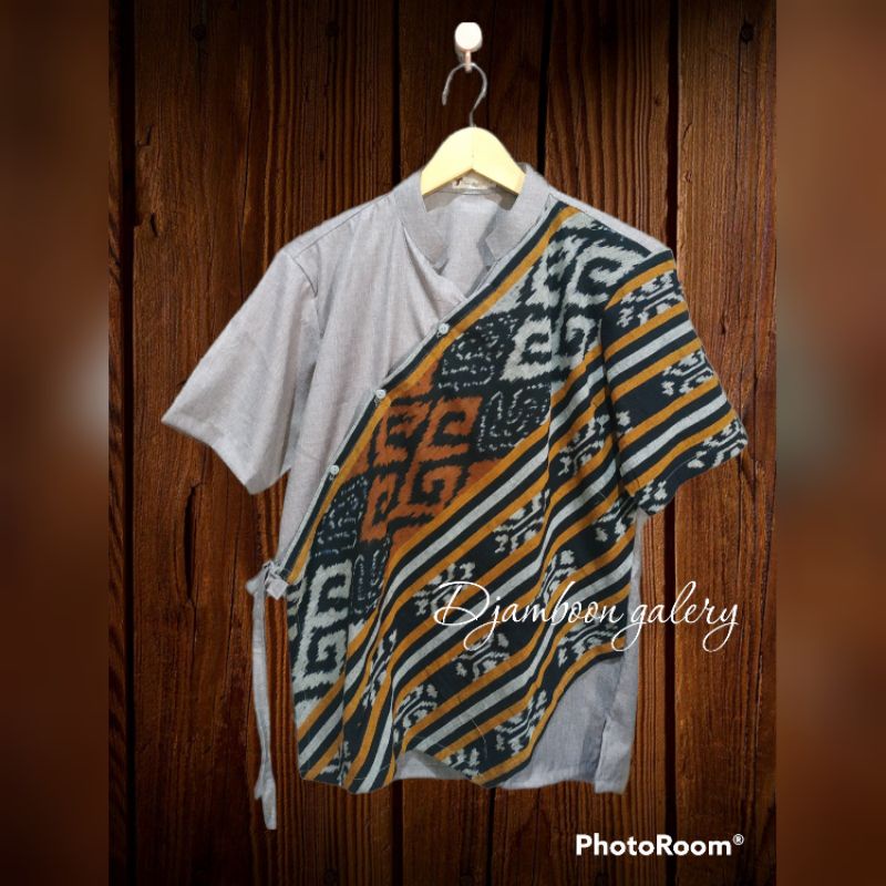 Jual kemeja tenun pria-Baju tenun-atasan tenun pria--geser ya untuk ...