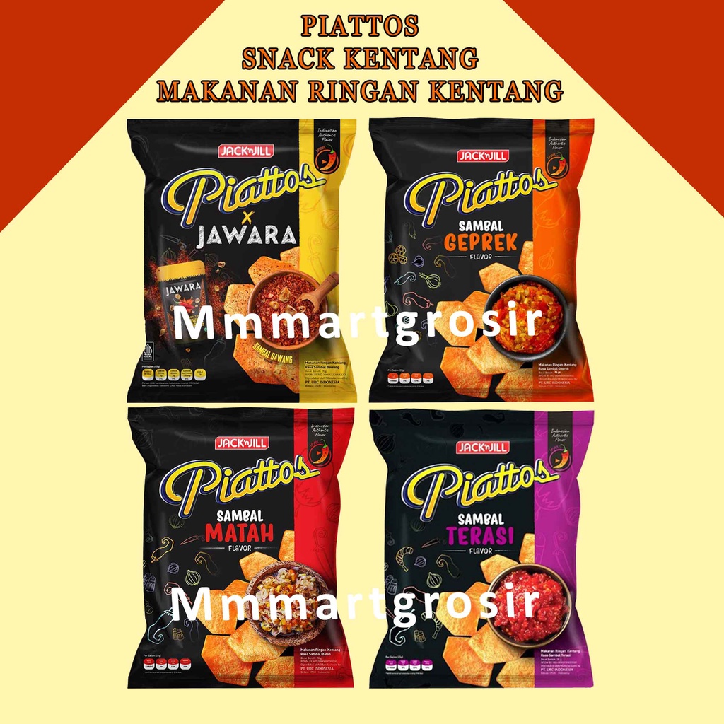 Jual SNACK KENTANG/ PIATTOS / RASA SAMBAL GEPREK / SAMBAL MATAH ...