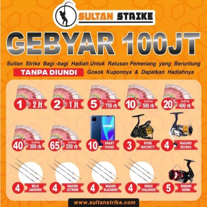 Jual VIRAL!!! Strike Sultan Essen Premium Khusus lele jagoan galatama ...