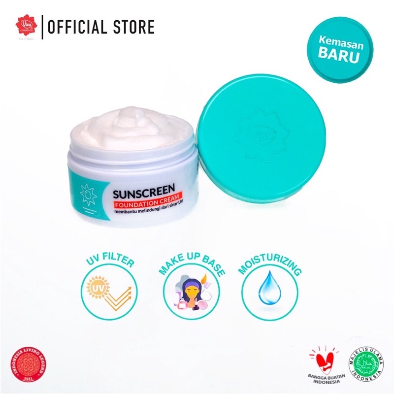 Jual Viva Sunscreen Foundation Cream 22G / Special Day Cream 22G ...