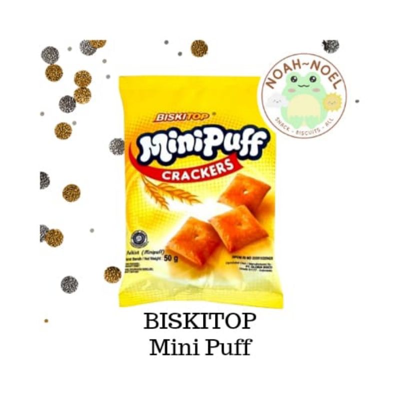 Jual NN - BISKITOP Mini Puff Crackers 50gr Biskuit MALKIST Gabin manis ...