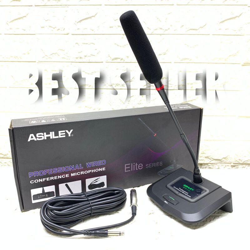 Jual Mic Kabel Conference Ashley Elite Professional Mic Meja - Podium ...