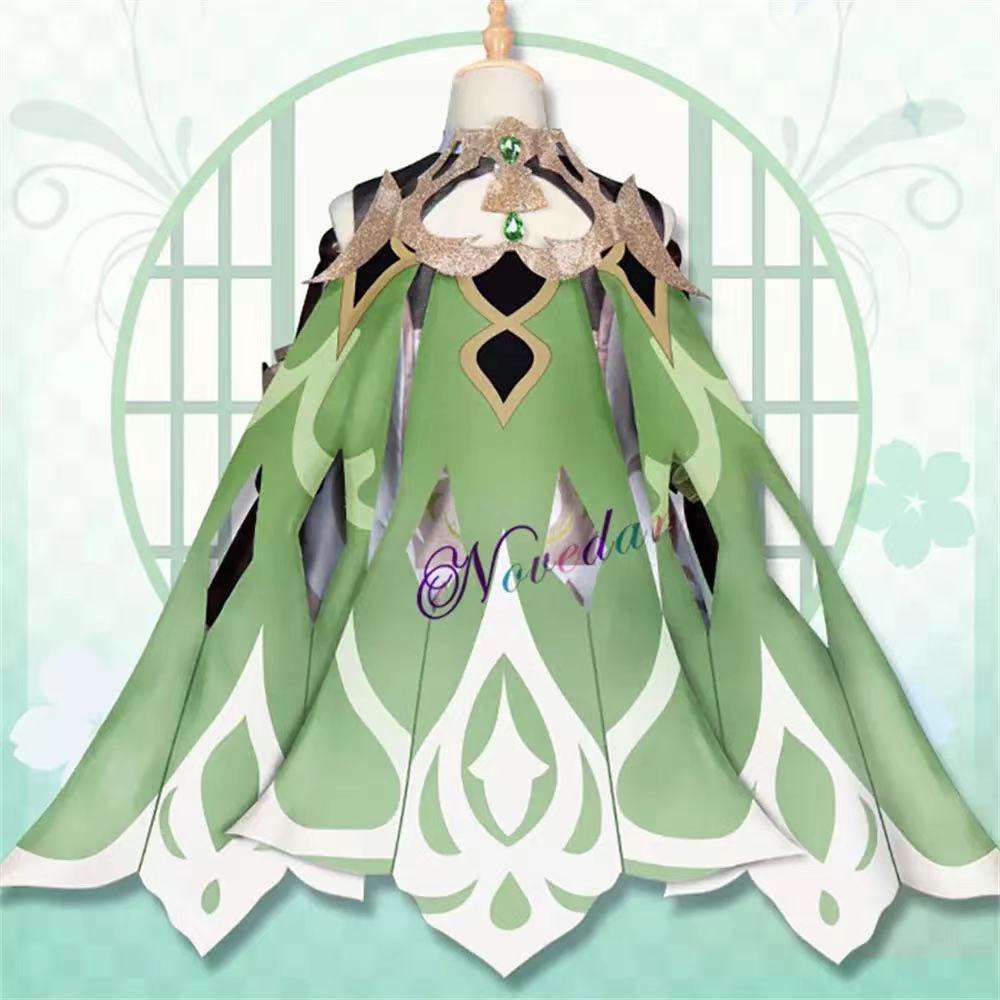 Jual Genshin Impact Nahida Cosplay Costume Genshin Lesser Lord Kusanali ...