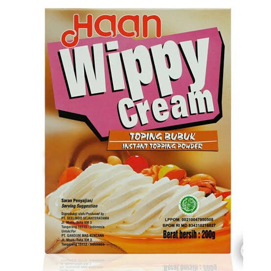 Jual WIPPY CREAM HAAN 200 Gr - WHIPPED CREAM WHIPPY CREAM - INSTANT ...