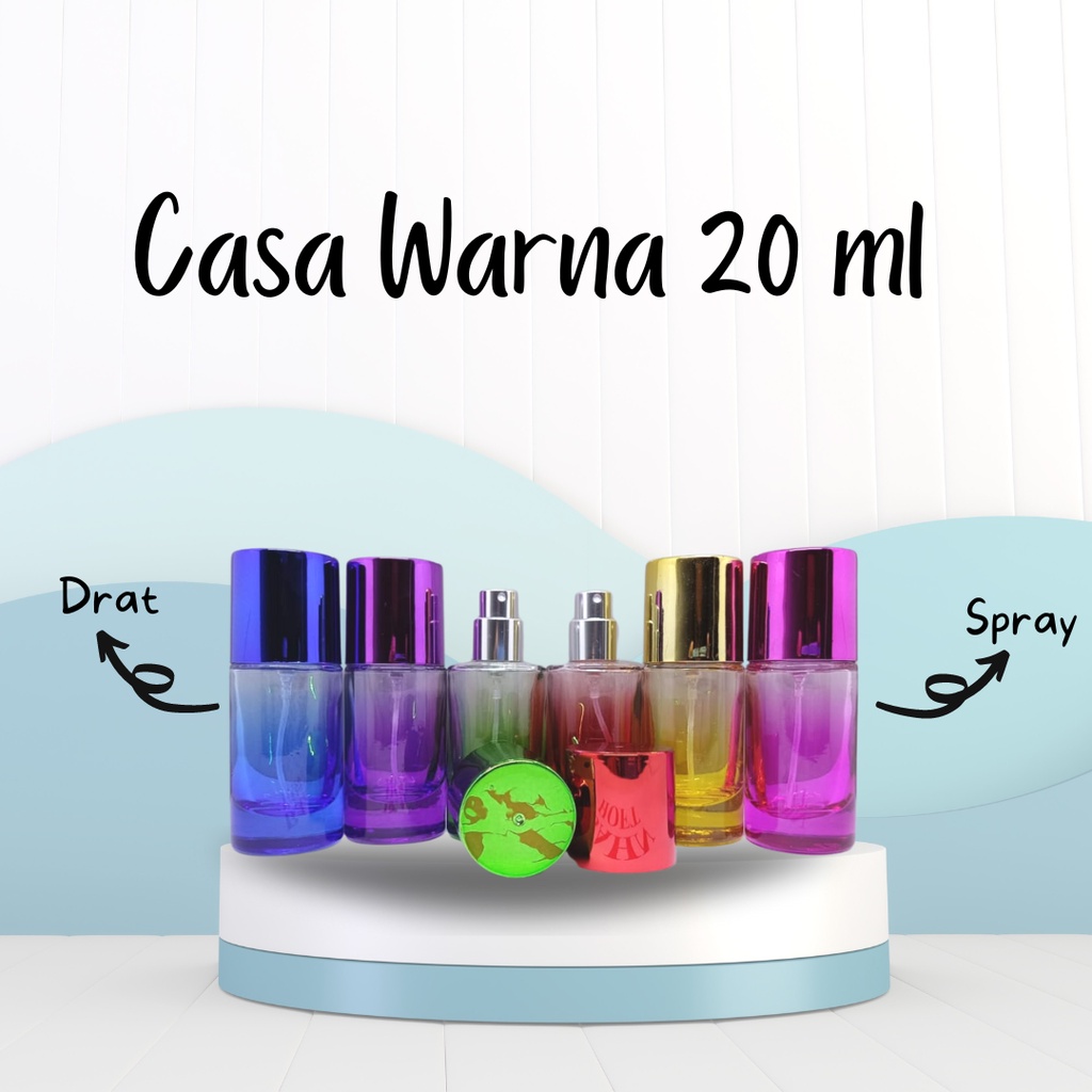 Jual Botol Parfum CASA WARNA 20ML Drat | Shopee Indonesia