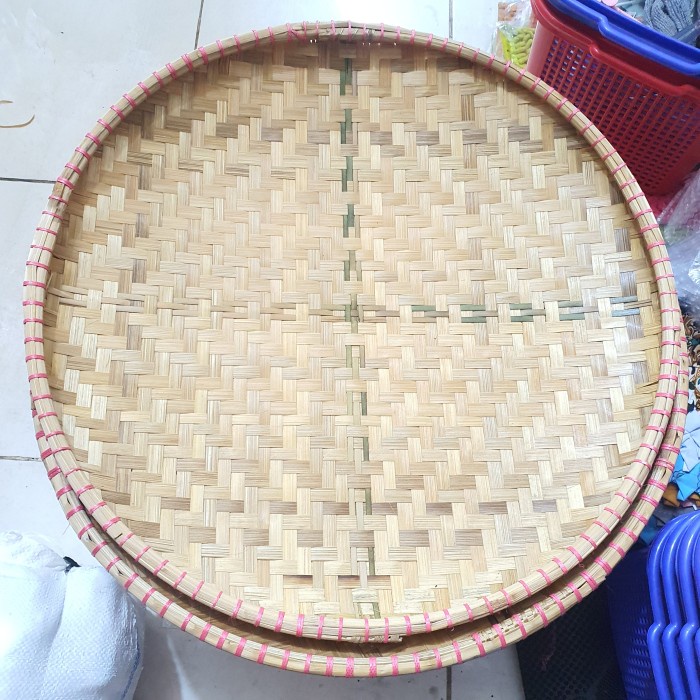Jual Tampah Anyam Nampan Bambu Jumbo / Nyiru / Ayakan Bambu x | Shopee ...