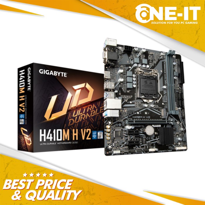 Jual Motherboard Gigabyte H410M H V2 Intel H470 Chipset 10th Gen ...