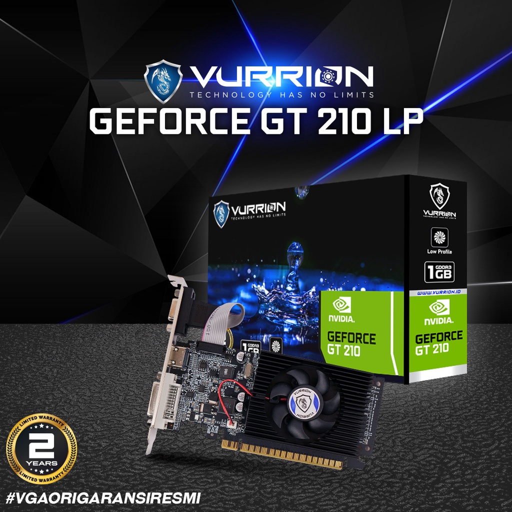 Jual VGA GT 210 1GB DDR3 64Bit Vurrion Geforce Nvidia [ LP -Low Profile ...