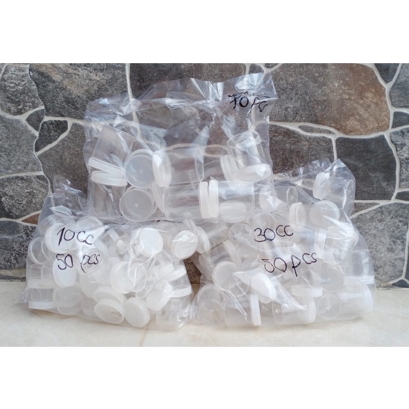 Jual Pot Urine / Pot Obat / Pot Salep / Pot Slime / Ukuran 10cc(50 Pcs ...