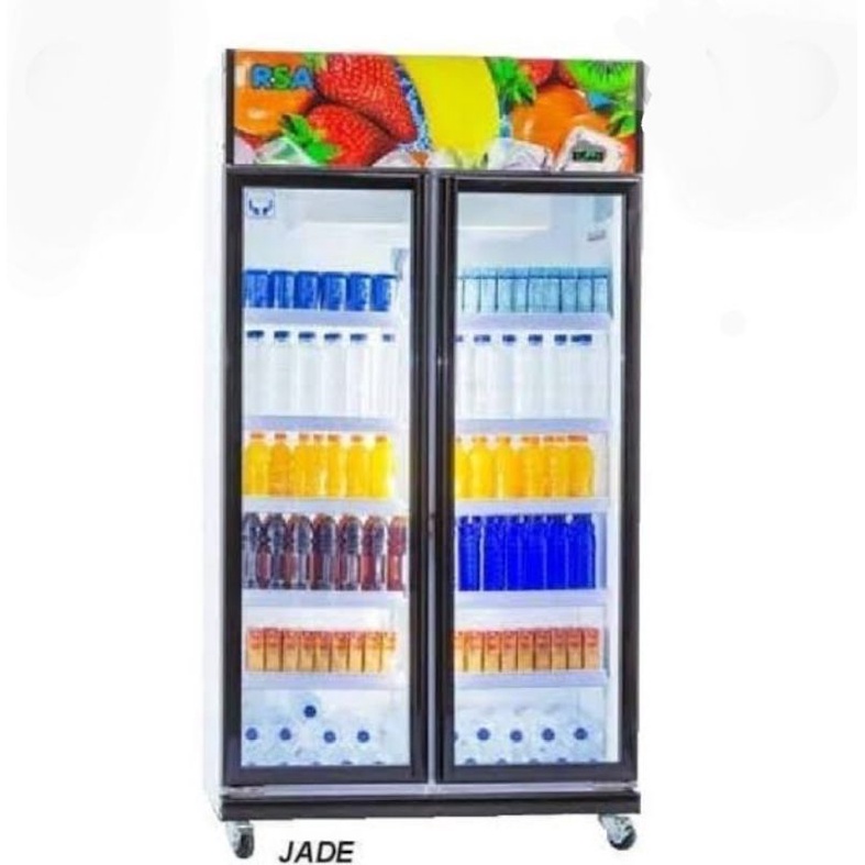 Jual Showcase RSA 2 pintu 800 ltr pendingin minuman RSA JADE | Shopee ...