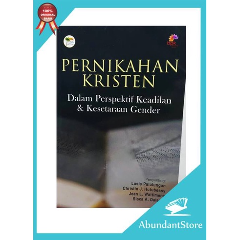 Jual Buku Pernikahan Kristen Dalam Perspektif Keadilan & Kesetaraan Gender | Shopee Indonesia