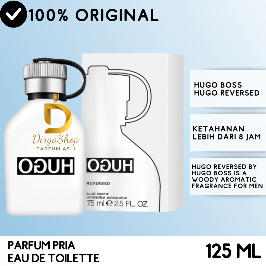 Jual Hugo Boss Hugo Reversed EDT For Men 125ml | Shopee Indonesia