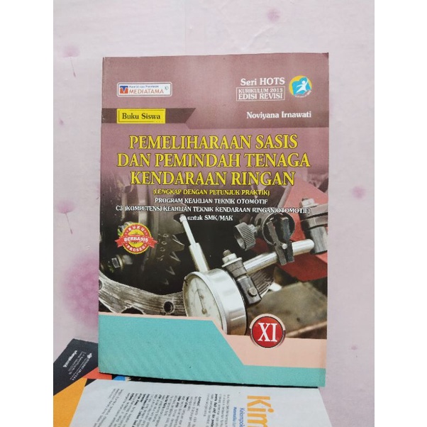 Jual buku pemeliharaan sasis dan pemindahan tenaga kendaraan ringan ...