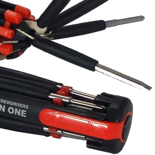 Jual Obeng 8in1 dengan Senter / Obeng Set plus led / Obeng full set 8 ...