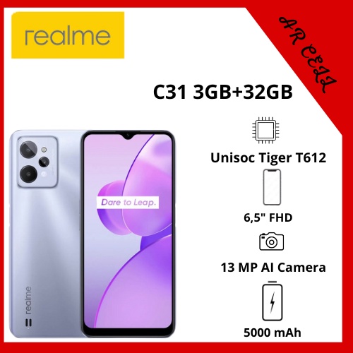 Jual Realme C31 [3GB+32GB] Garansi Resmi 1 Tahun | Shopee Indonesia