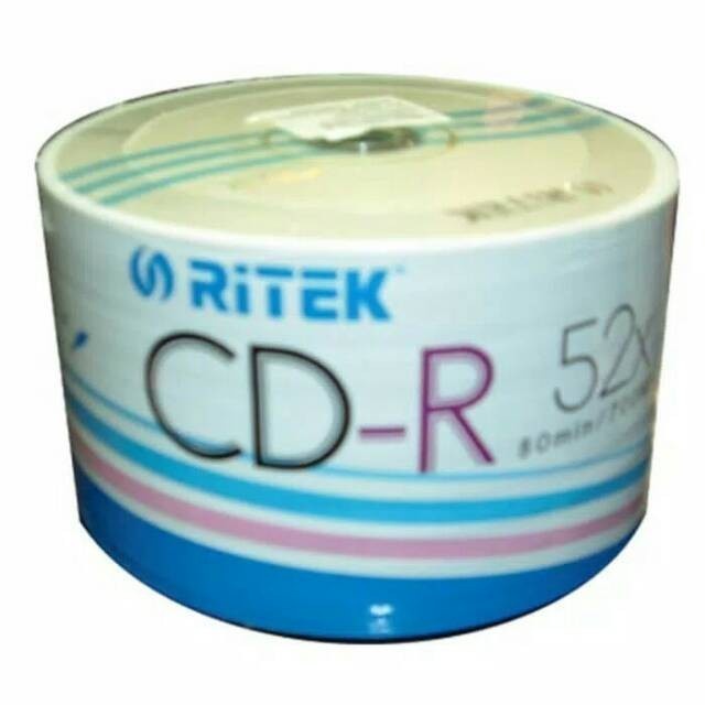 Jual RITEK CDR 52X 700MB WAVE 50 PCS | Shopee Indonesia