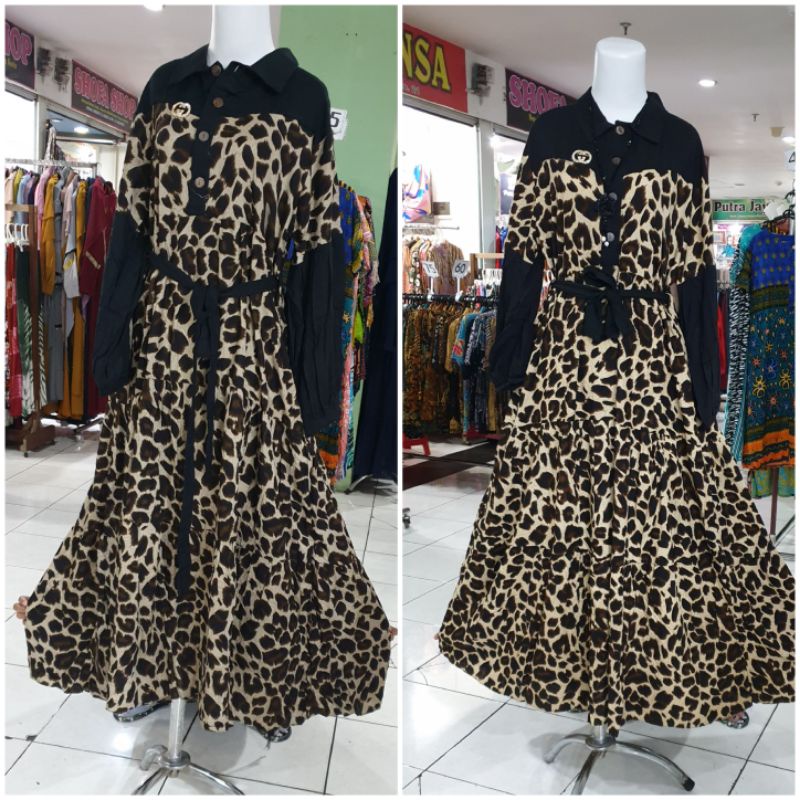 Jual Uda Uni Colletion— Dress Wanita (Macan) | Shopee Indonesia