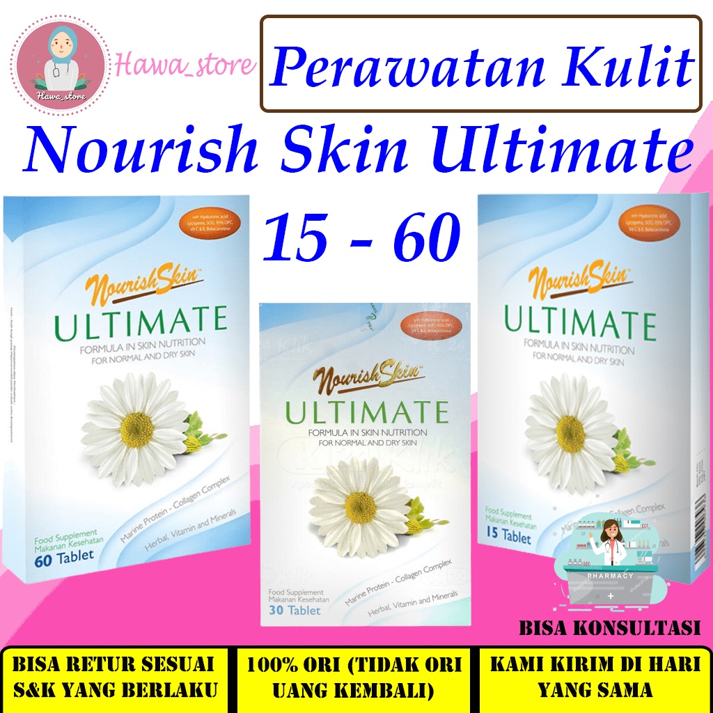 Jual Nourish Skin Ultimate 15 30 60 / Anti Aging / Melembabkan ...