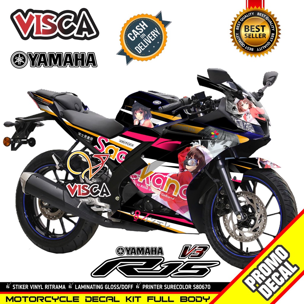 Jual (COD) Decal R15 V3 Full Body Keren Stiker R15 V3 Full Body Keren ...