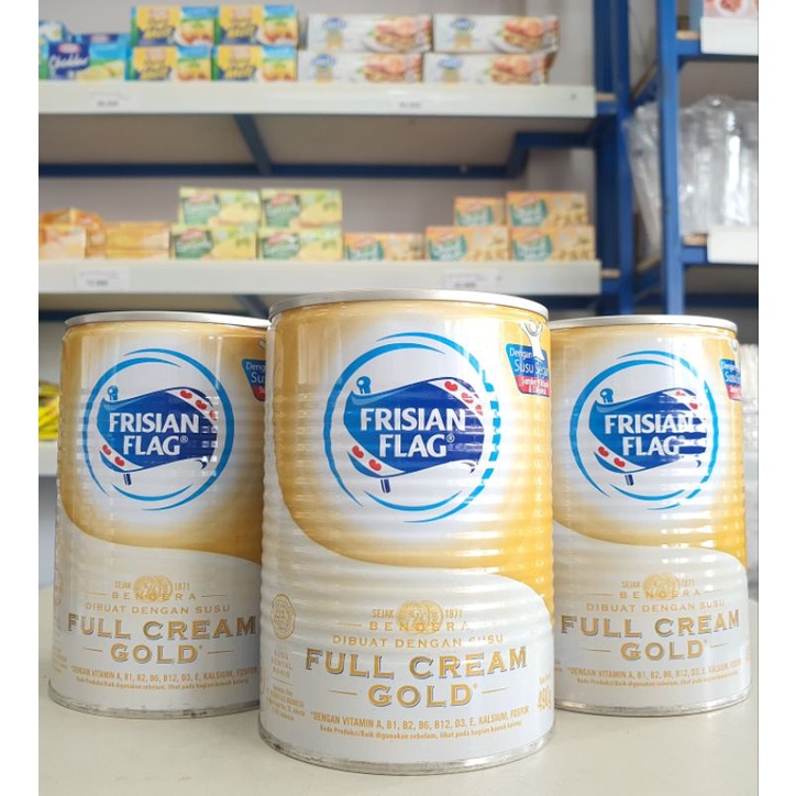 Jual Susu Bendera Gold 480Gr / Susu Fullcream Gold Bendera / SKM Gold ...