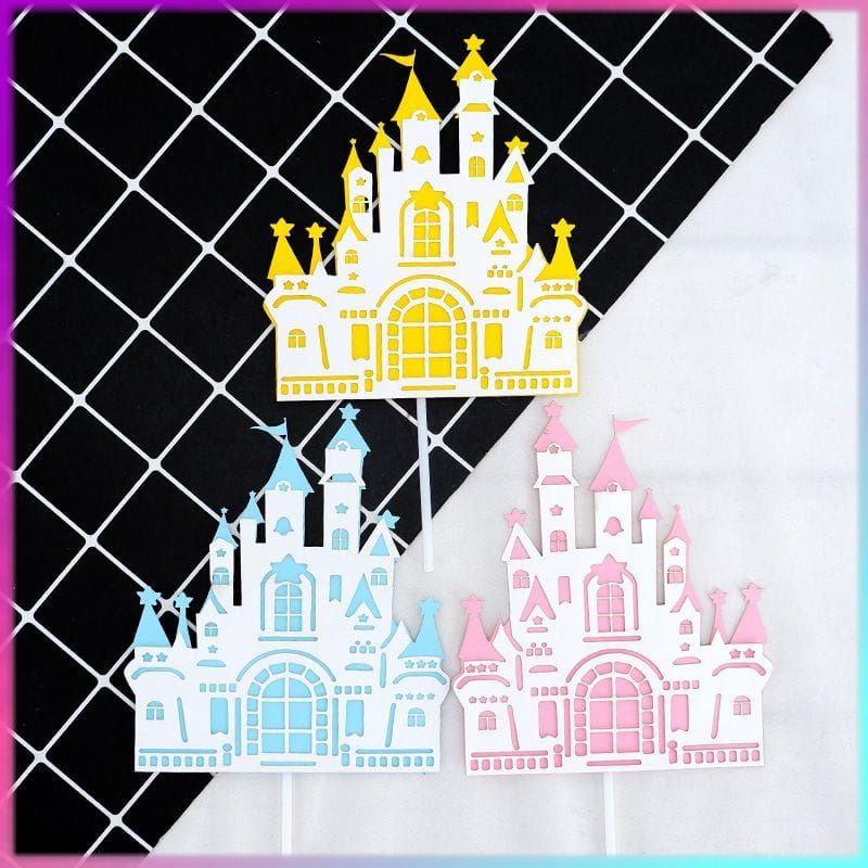 Jual Dekorasi Bentuk Istana Untuk Kue (Princess Castle) | Shopee Indonesia