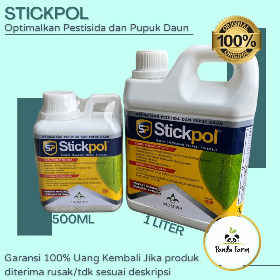 Jual Stickpol Perekat Pestisida dan Pupuk 1 liter | Shopee Indonesia