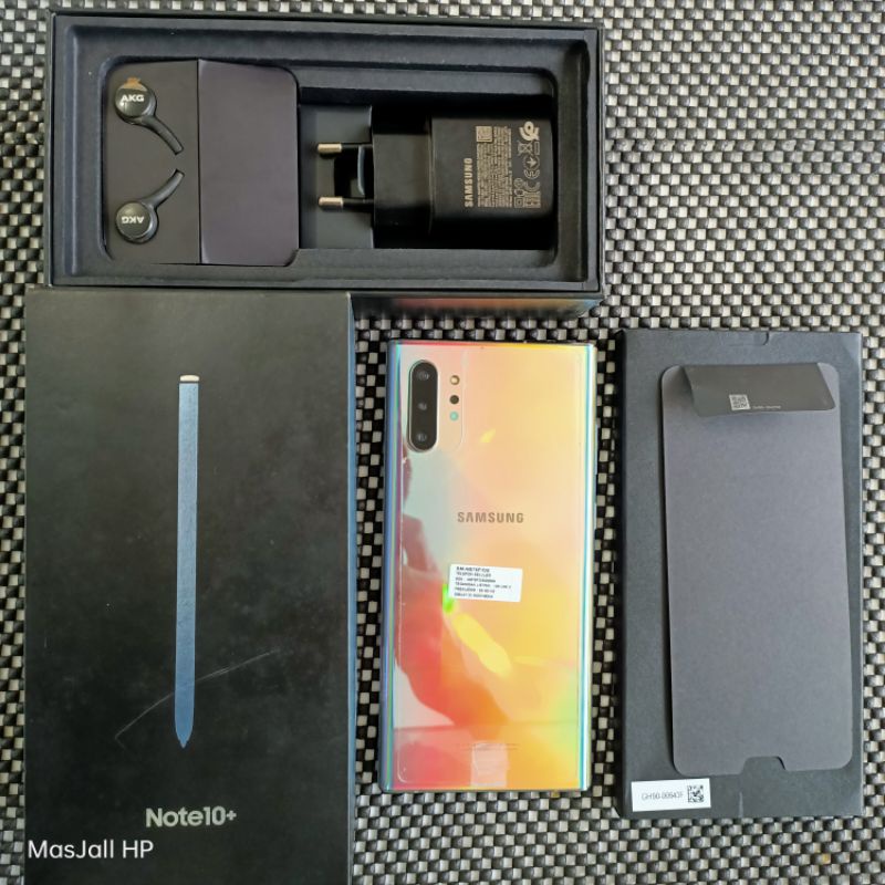 Jual Samsung Note 10+ Plus Ram 12/512 Second Fullset Ori Resmi Sein | Shopee Indonesia