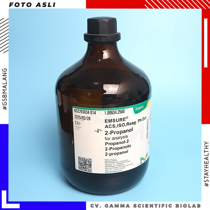 Jual 2-Propanol GR For Analysis ACS 2,5L - Merck | Shopee Indonesia