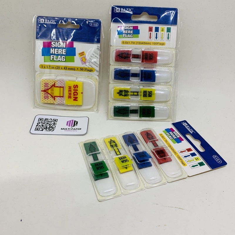 Jual Stick Note Sign Here Flag | Shopee Indonesia