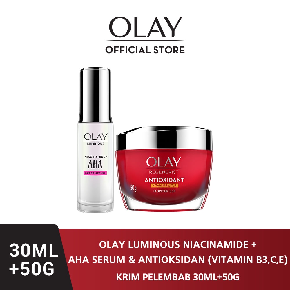 Jual Olay Antioxidant Moisturizer 50gr Skin Barrier Cream Anti Aging ...