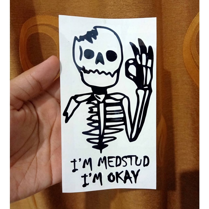 Jual Sticker / Stiker Medstud Skeleton ( Untuk Dokter Mahasiswa ...
