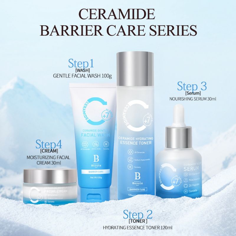 Jual (BPOM) Premiere Beaute Barrier Repair Skincare All Kit Package 6x ...