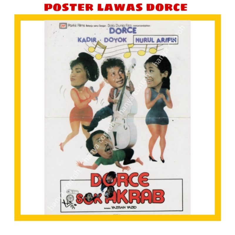 Jual poster film lawas dorce sok akrab - poster dorce | Shopee Indonesia