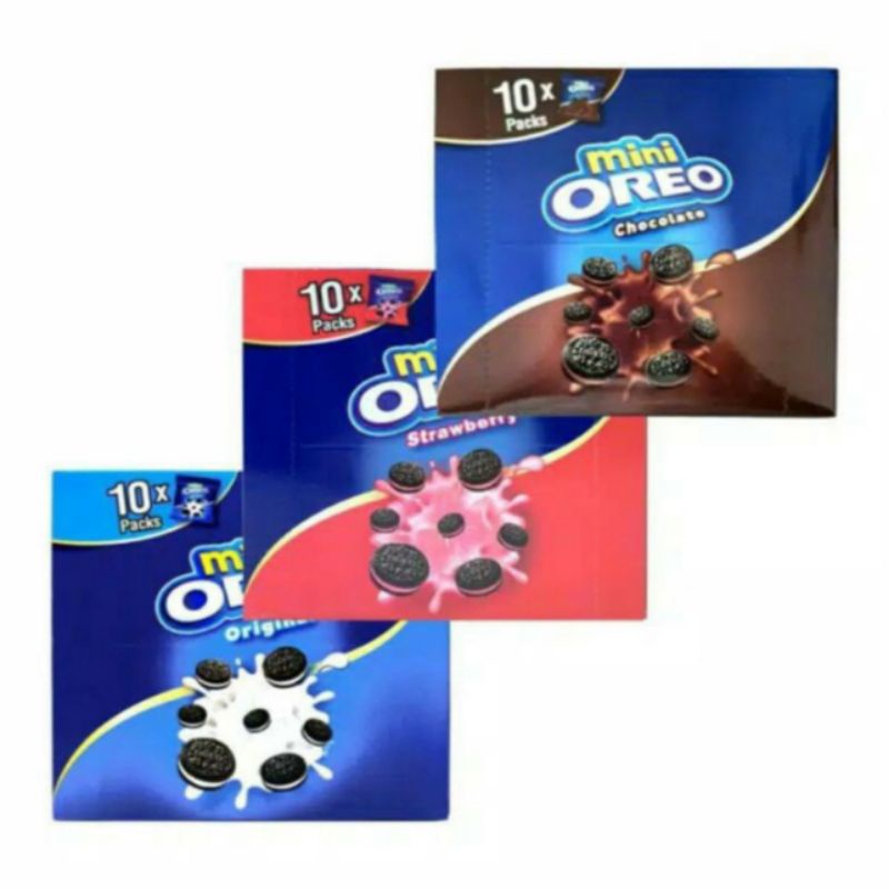 Jual [Harga grosir] oreo mini 1 box isi 10 bungkus | Shopee Indonesia