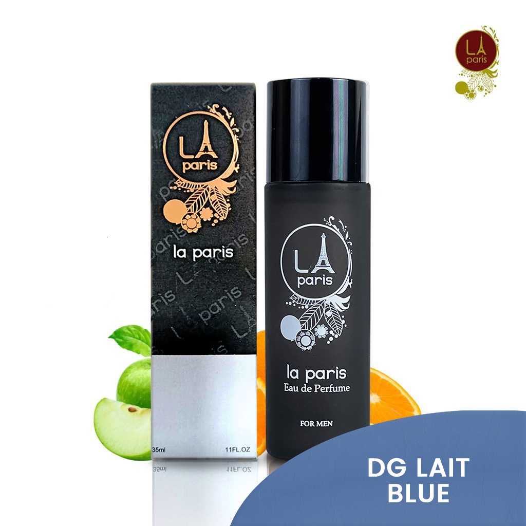 Jual La Paris Parfum Dg Lait Blue Men | Shopee Indonesia