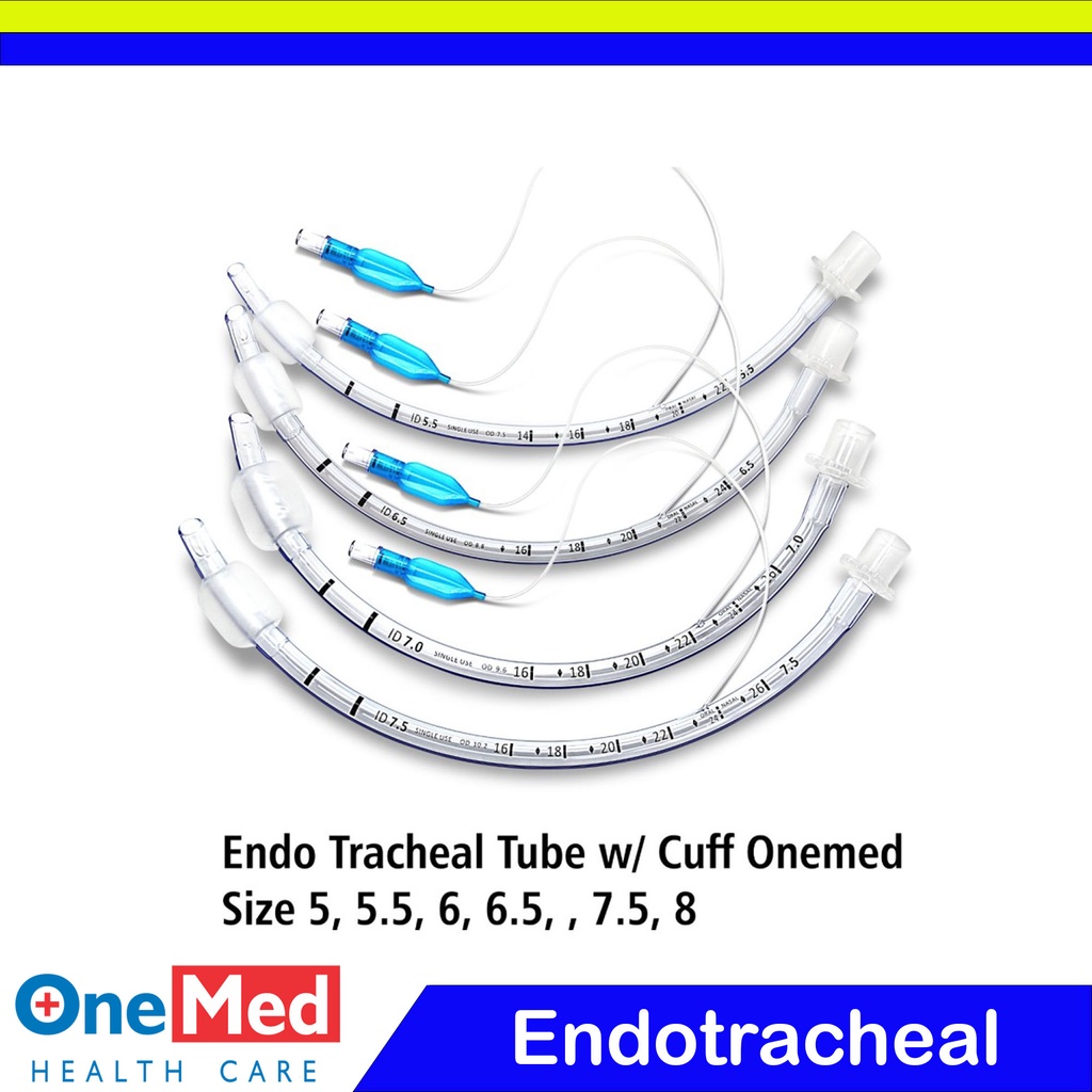 Jual Endotracheal Tube / ETT With Cuff Non Spiral OneMed Steril ...