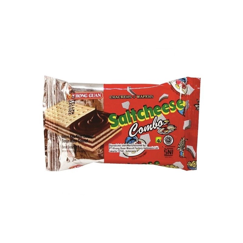 Jual Biskuit Khong Guan Saltcheese Combo Crackers and Wafers 1 pack ...